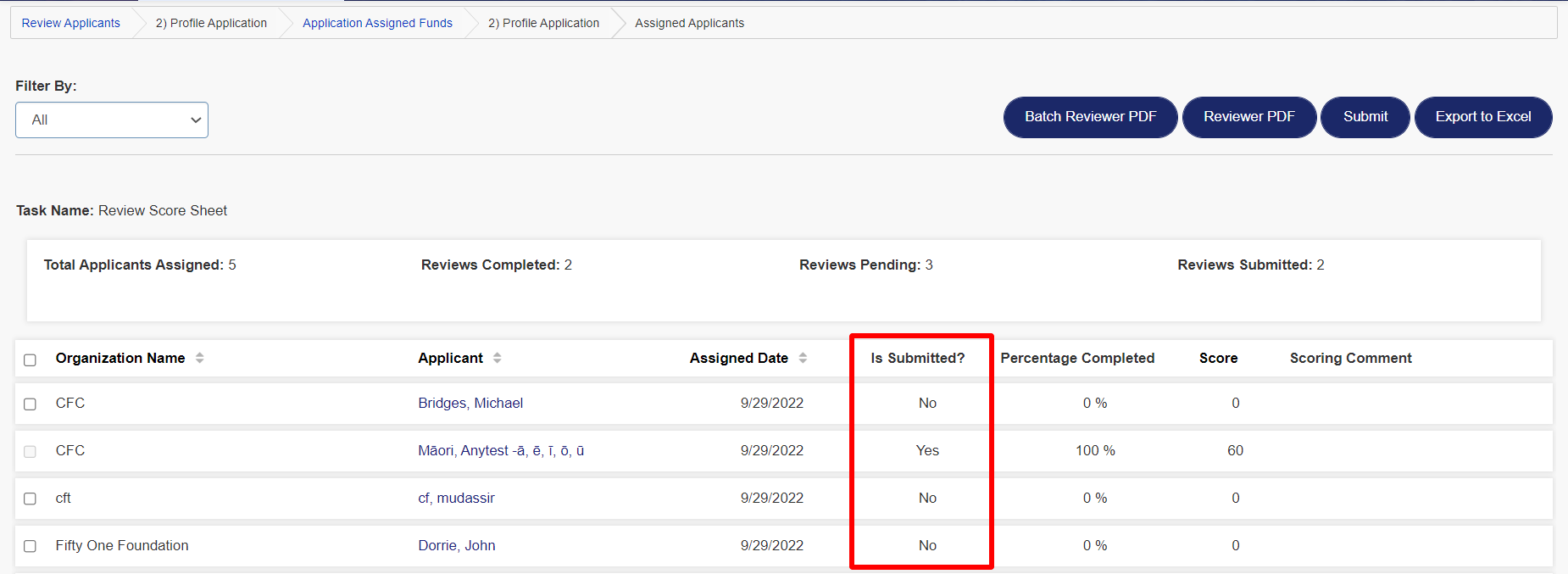 7. Submitting Your Applicant Scores – CommunityForce