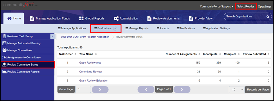 Review Committee Status - How to Score on behalf of Reviewer ...