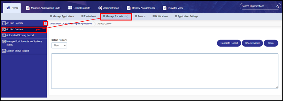 Adhoc Queries - Accessing the Ad Hoc Queries – CommunityForce Adhoc Queries - Accessing the Ad Hoc Queries – CommunityForce