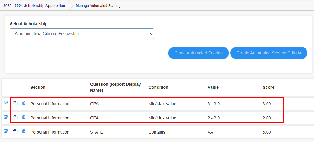 Overview of the Manage Automated Scoring – CommunityForce